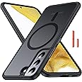 Amazon.com: FNDMIL [NO.1 Magnetic for Samsung Galaxy S22 Case with MagSafe [Translucent Matte ...