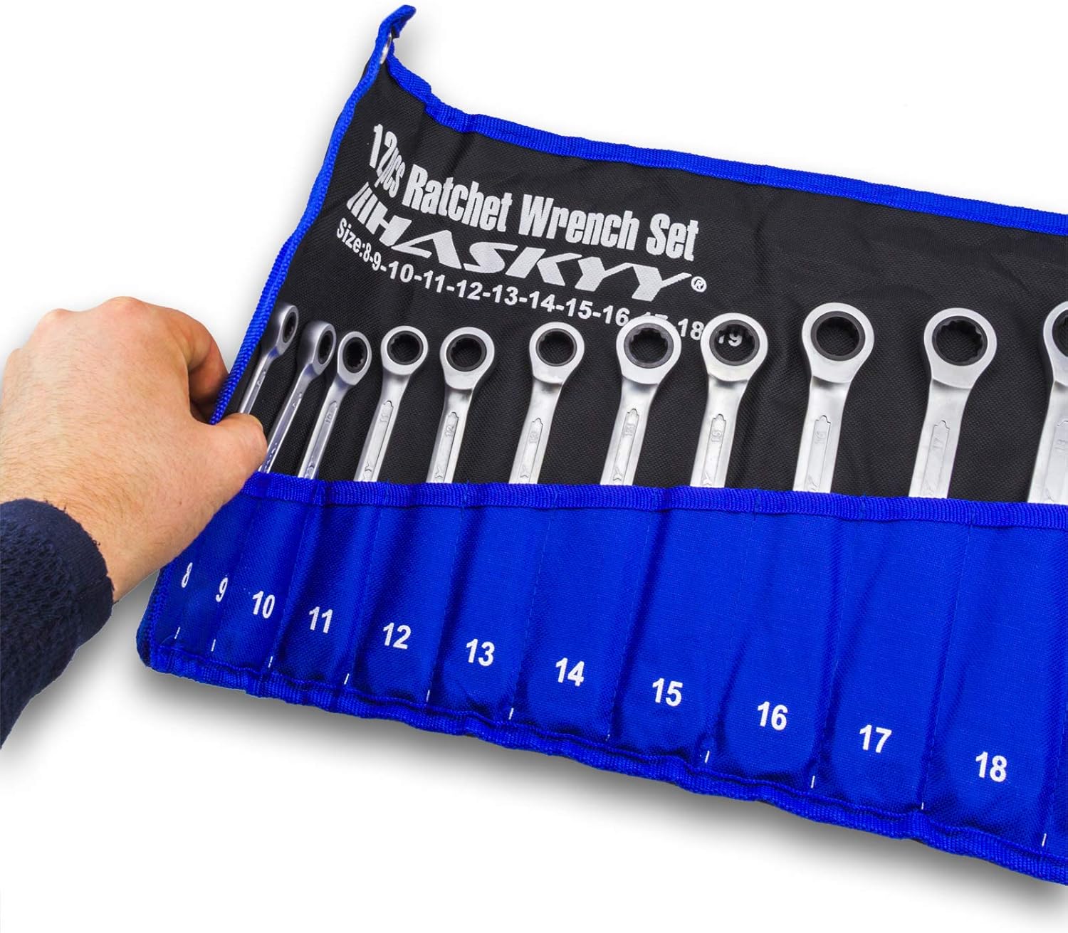 Combination Spanner Set 12 Pieces I Wrench Set Metric 8-19mm I matt ...