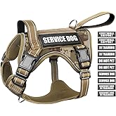 Amazon.com : WINSEE Tactical Dog Harness, No Pull Dog Harness for Medium Large Dogs with Handle ...