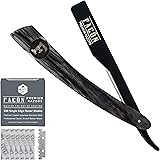 Amazon.com: 100 BLADES + Facón Professional Classic Straight Edge ...