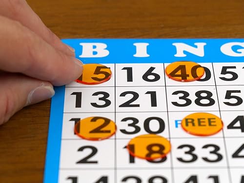 Red Bingo Chips Number