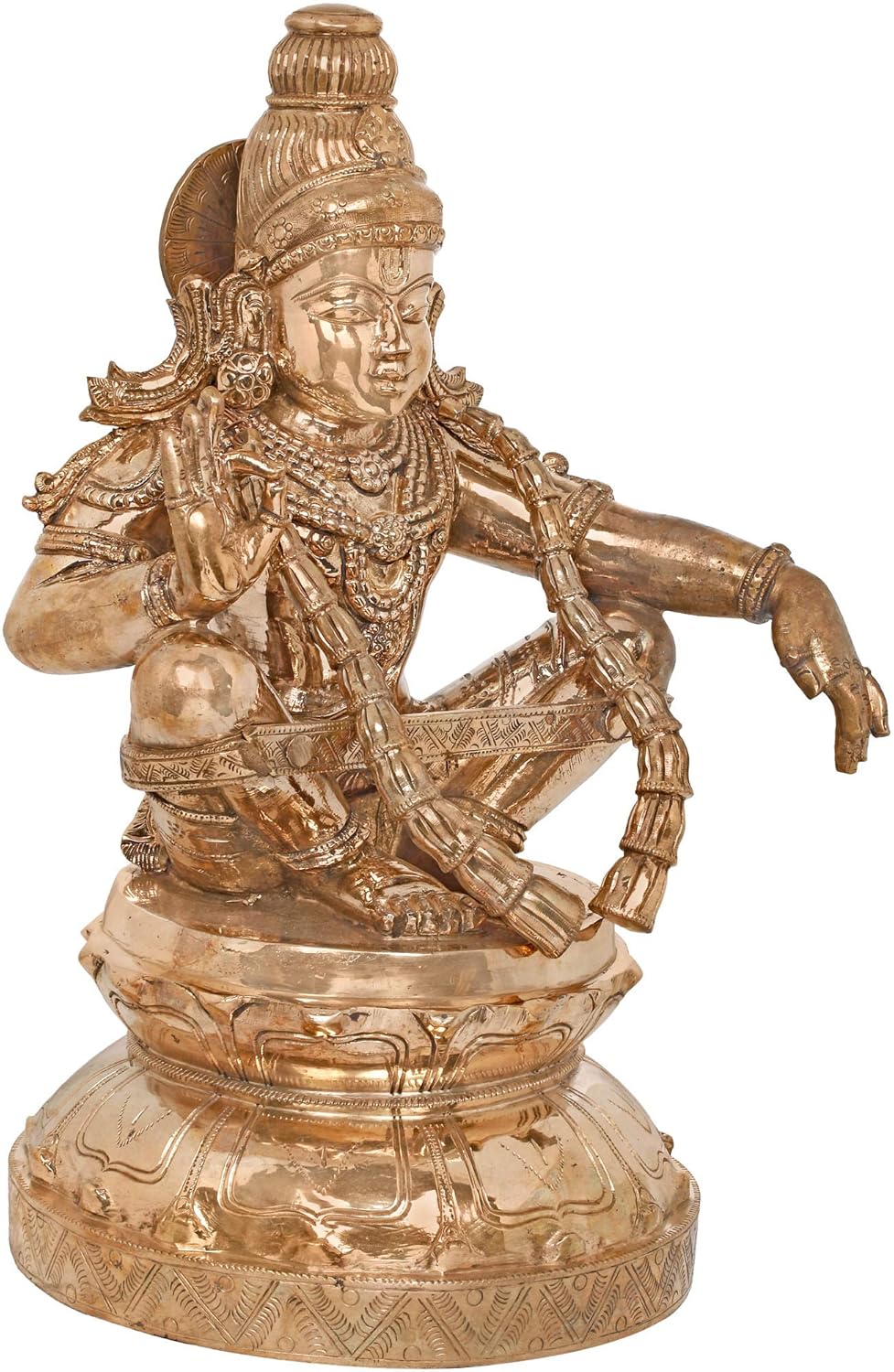 Buy Exotic India Bronze Statue From Swamimalai, 19.50 Inch Height x 12. ...