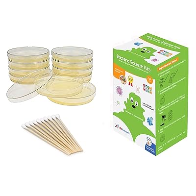 Buy EZ BioResearch Bacteria Science Kit IV Gift Pack: Prepoured LB-Agar ...