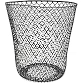 Amazon.com: Rvikurc Wire Mesh Round Waste Basket - 9Inch, Lightweight ...