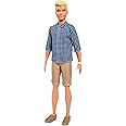 Amazon.com: Barbie Ken Fashionistas Preppy Check Doll : Toys & Games