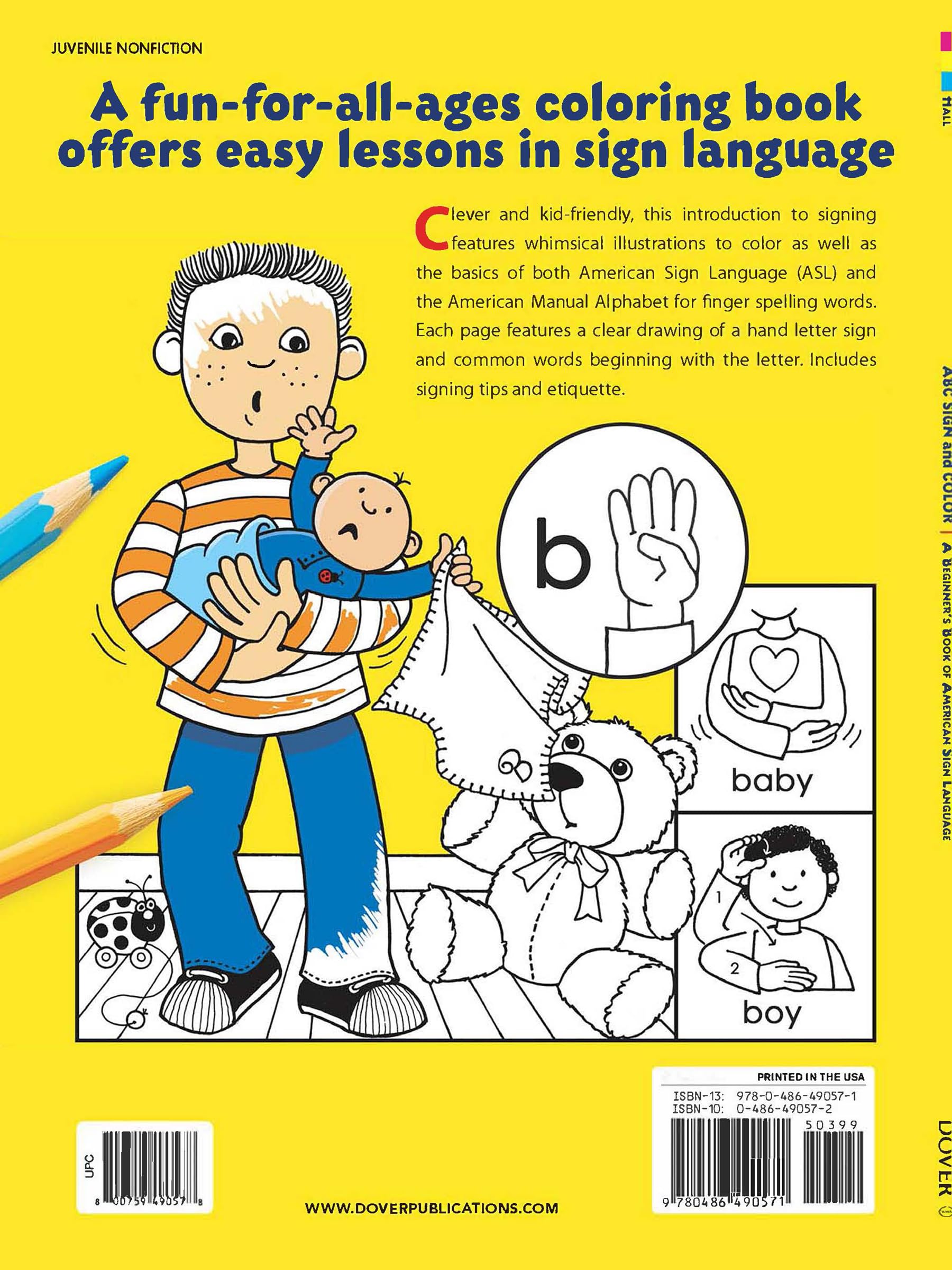 Mua ABC Sign and Color: A Beginner's Book of American Sign Language ...