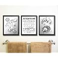 Amazon.com: Video Game Themed Art Print Bathroom Wall Decoration (Set ...