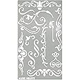 Amazon.com : Aleks Melnyk No.5 Metal Journal Stencil, Wood Burning ...