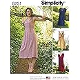 Amazon.com: Simplicity 8231 Women's Summer Dress Sewing Pattern, 4 ...