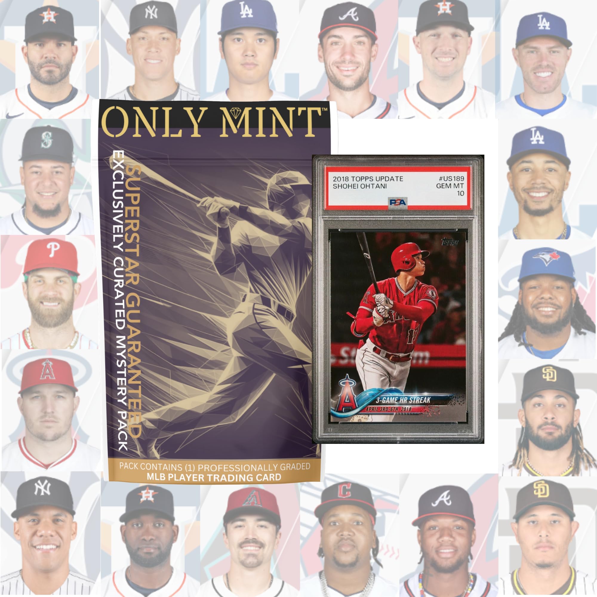 ONLY MINT Ultimate Graded Top 2025 MLB Superstar Guaranteed Mint 8-10 ...