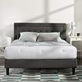Amazon.com: Zinus Dachelle Upholstered Platform Bed Frame / Mattress ...