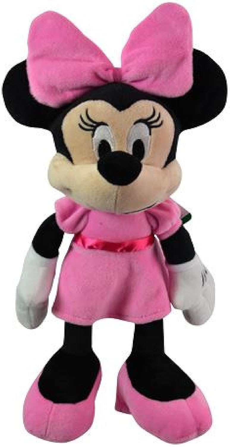 Amazon.com: Minnie Mouse 2018 Disney Pink Dress 15.5" Plush with ...