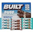 Amazon.com : BUILT Protein Bars, Variety Pack, 12 Bars, Protein Snacks ...
