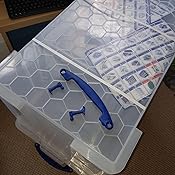 Really Useful 3 x 35 Litre Storage Box, Clear: Amazon.co.uk: Office ...