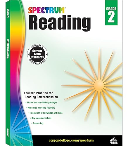 Spectrum 2nd Grade Reading Comprehension Workbooks, Spectrum Grade 2 ...