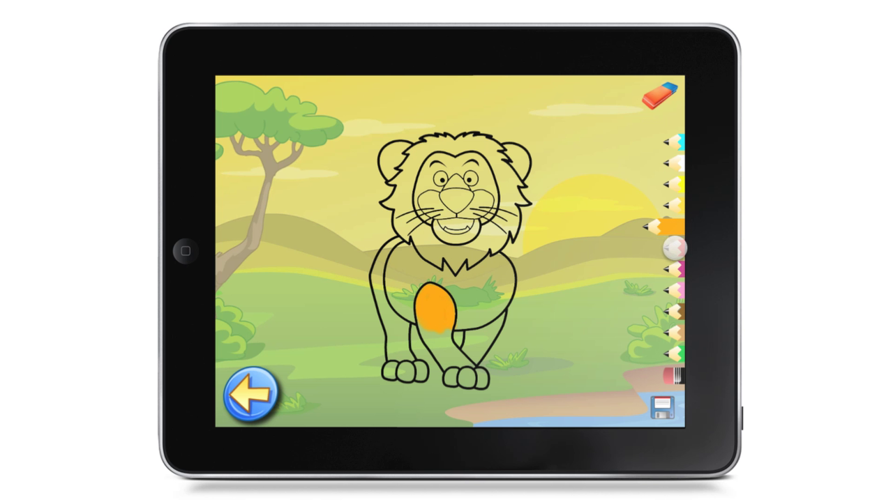 Savanna - Puzzles of Animals for Coloring - Games for Kids - App on ...