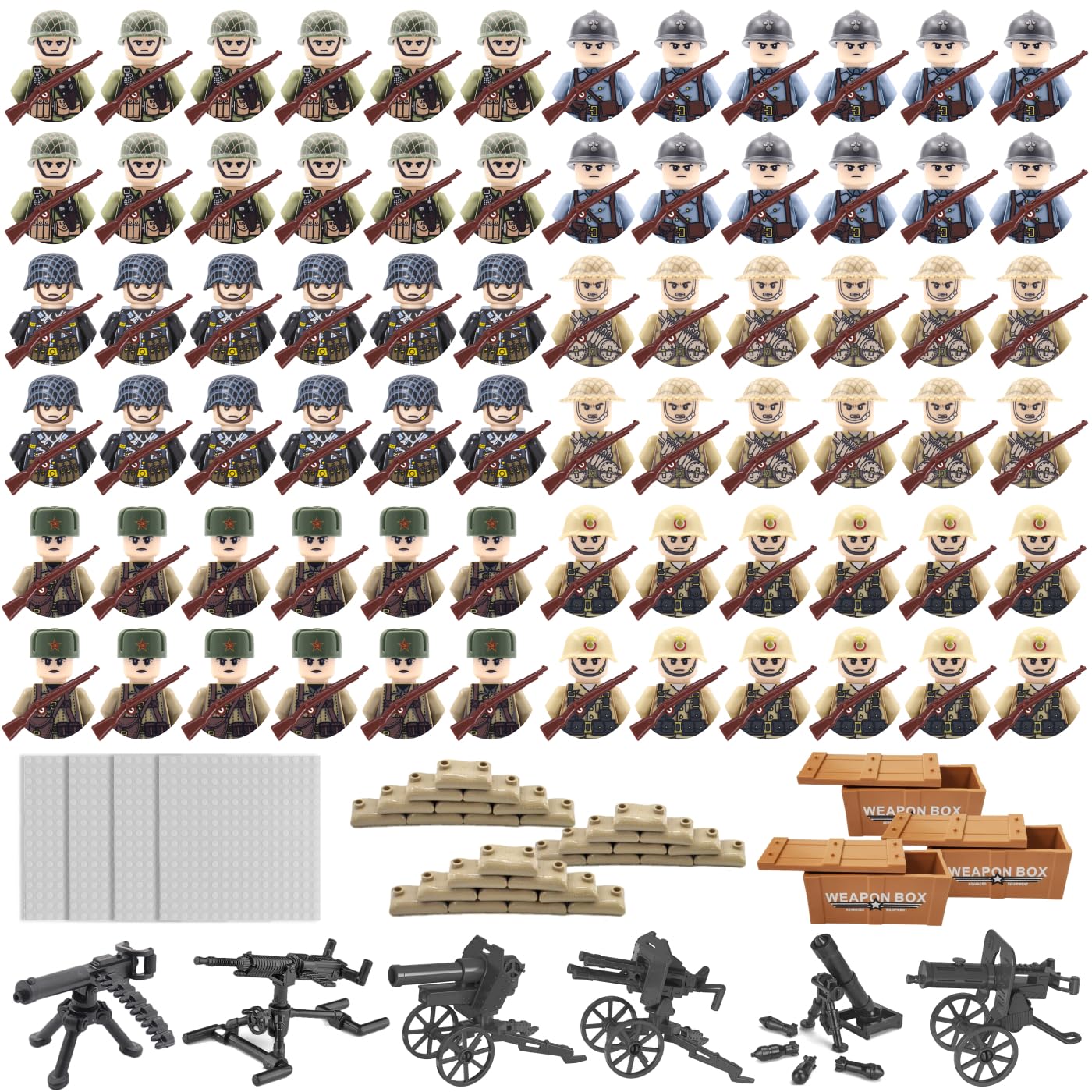 Mua WW2 Army Men Figures Sets | World War 2 Military Figures Pack | WW1 ...