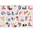 Amazon.com: Eric Carle Elementary Pink Alphabet Kids Machine Washable ...