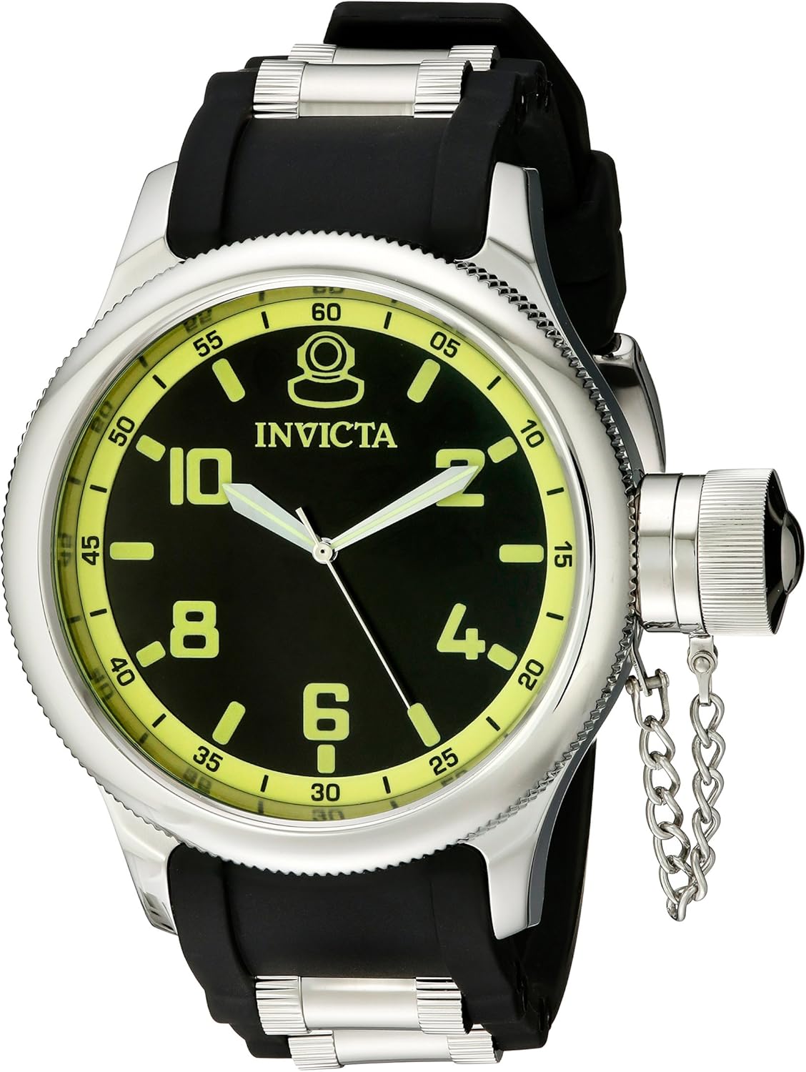 Invicta 1433 - Reloj de Pulsera Hombre, PU, Color Negro : Amazon.es ...