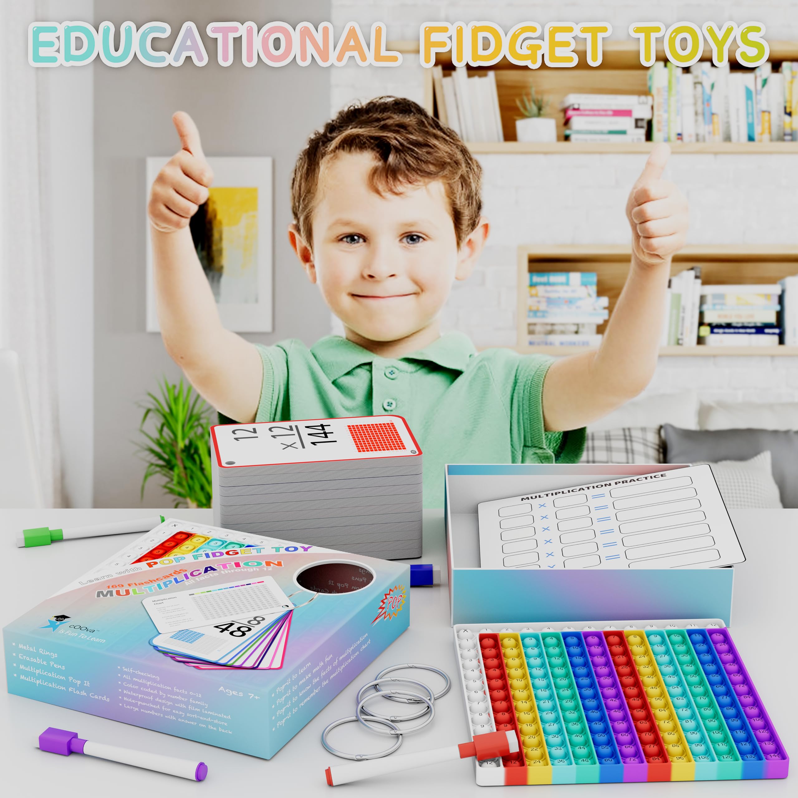 Mua Multiplication Flash Cards + Multiplication Chart - Math ...