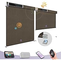 Amazon.com: Graywind Motorized Outdoor Shades for Patio Compatible with Alexa Google Smart Sun ...