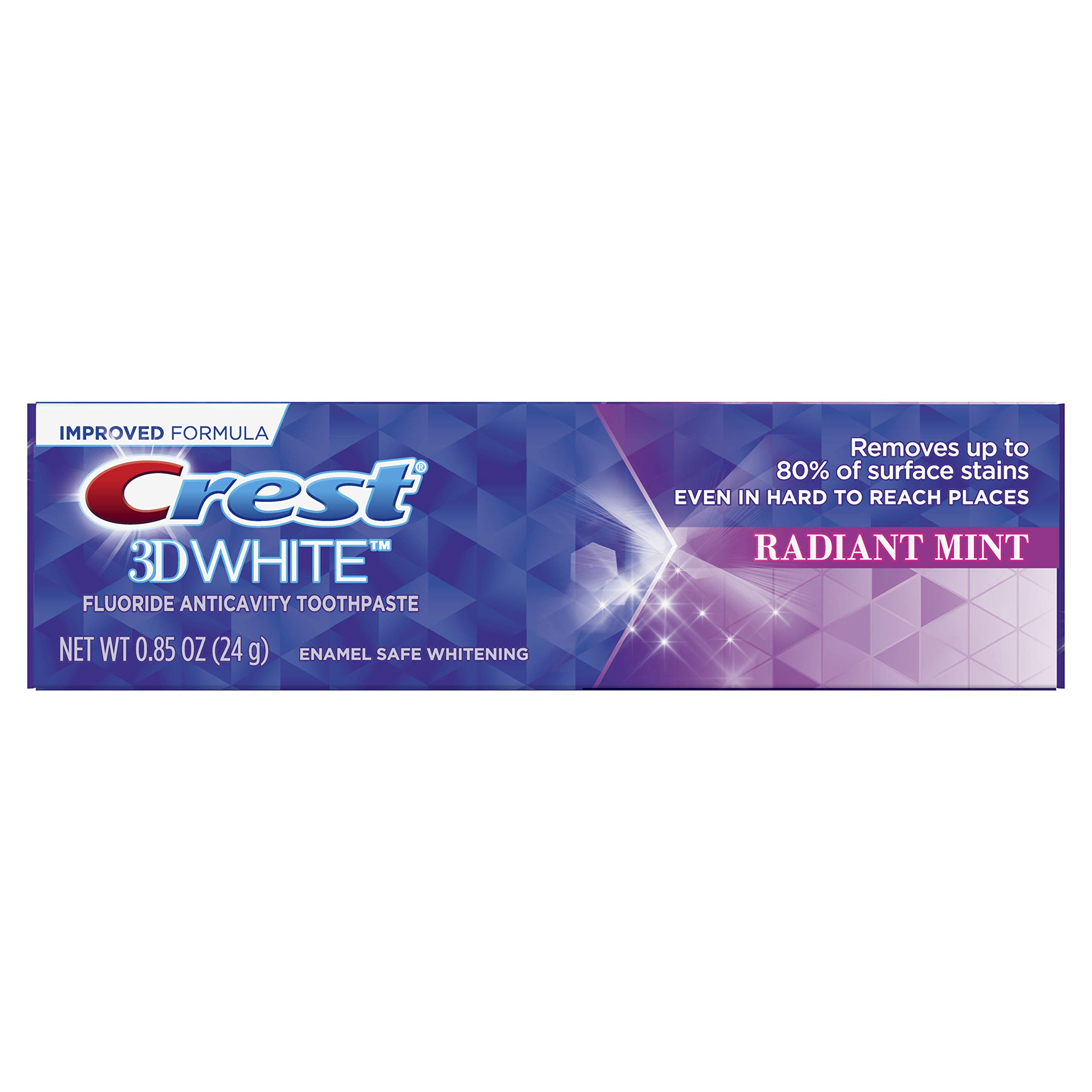 Crest 3D White Vivid Fluoride Anticavity Toothpaste - 0.85 oz - Radiant ...