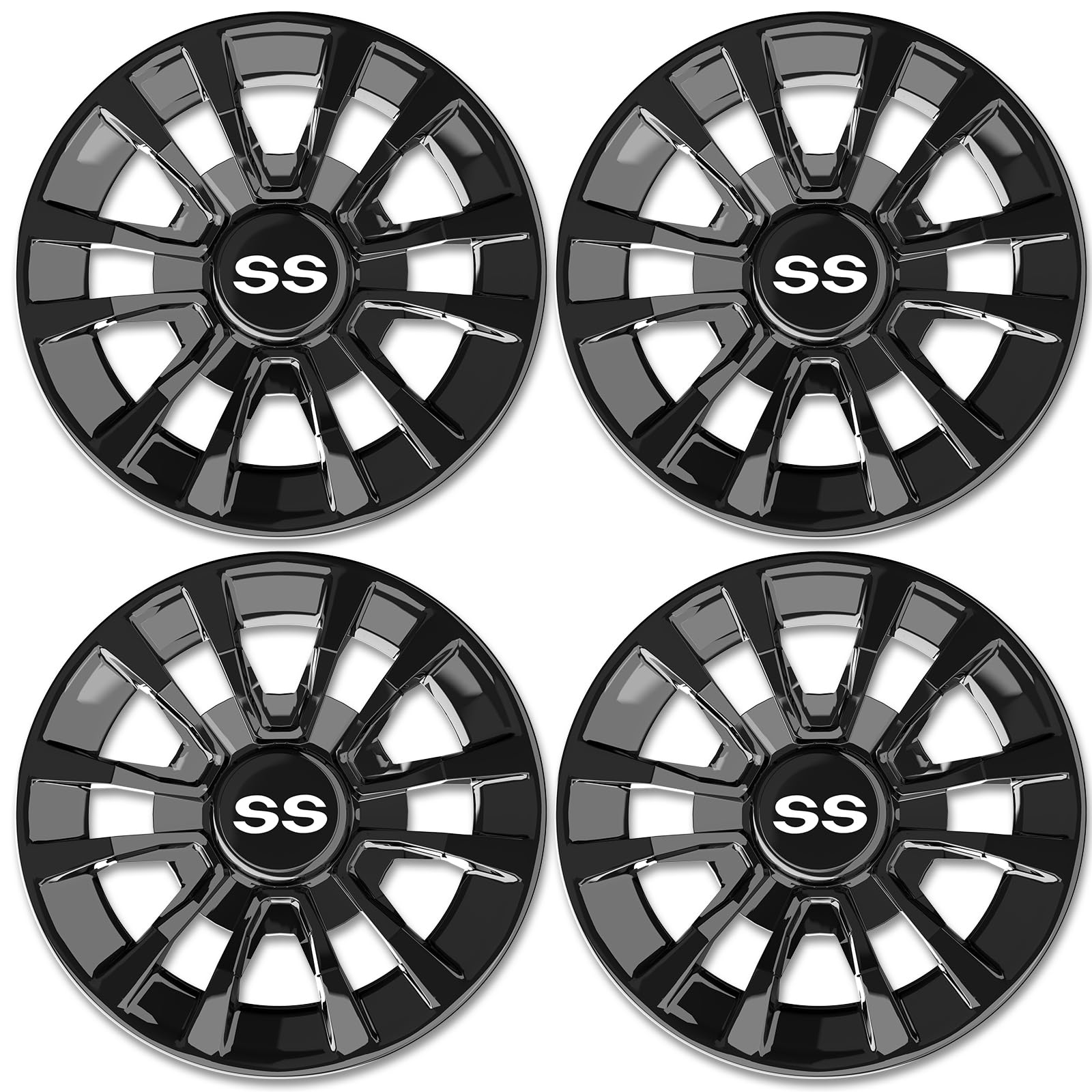 ENEKERP Golf Cart SS Wheel Covers Hub Caps, Golf Cart 8 Inch Wheel ...