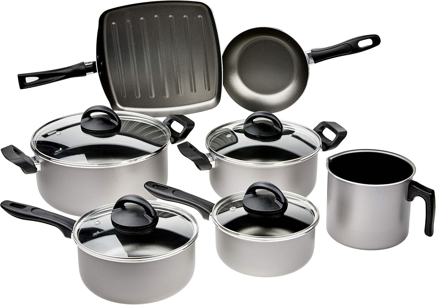 Conjunto de Panelas, Chilli, Pacote de 7, Prata, Brinox: Amazon.com.br ...