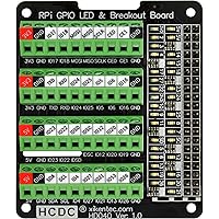 Amazon.com: GPIO Status LED Terminal Block Breakout Board for Raspberry Pi A+ 3A+ B+ 2B 3B 3B ...
