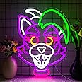 Glamrock Roxanne Wolf FNAF Neon Signs for Wall Decor,USB Dimmable ...
