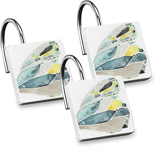 Amazon.com: Shell Rummel Shower Curtain Hooks, Butterfly Collection ...