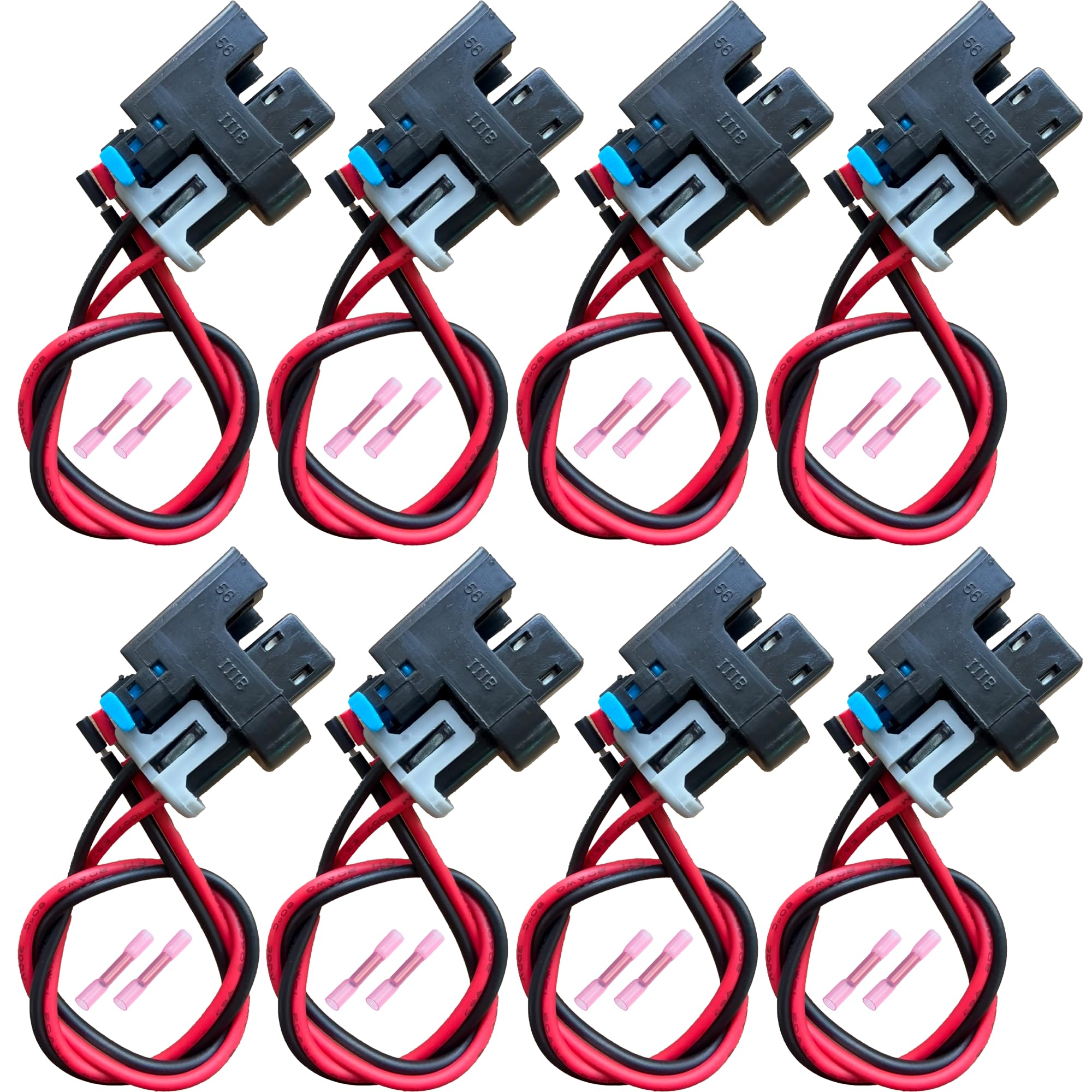 SDYYDS (8 Pack) Truck Fuel Injector Connector Pigtail Wire Compatible ...