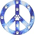 Amazon.com: Imagine This 4-3/4-Inch by 4-3/4-Inch Peace Sign Car Magnet ...