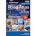 Rand McNally Road Atlas Large Scale 2026: United States, Canada, Mexico ...