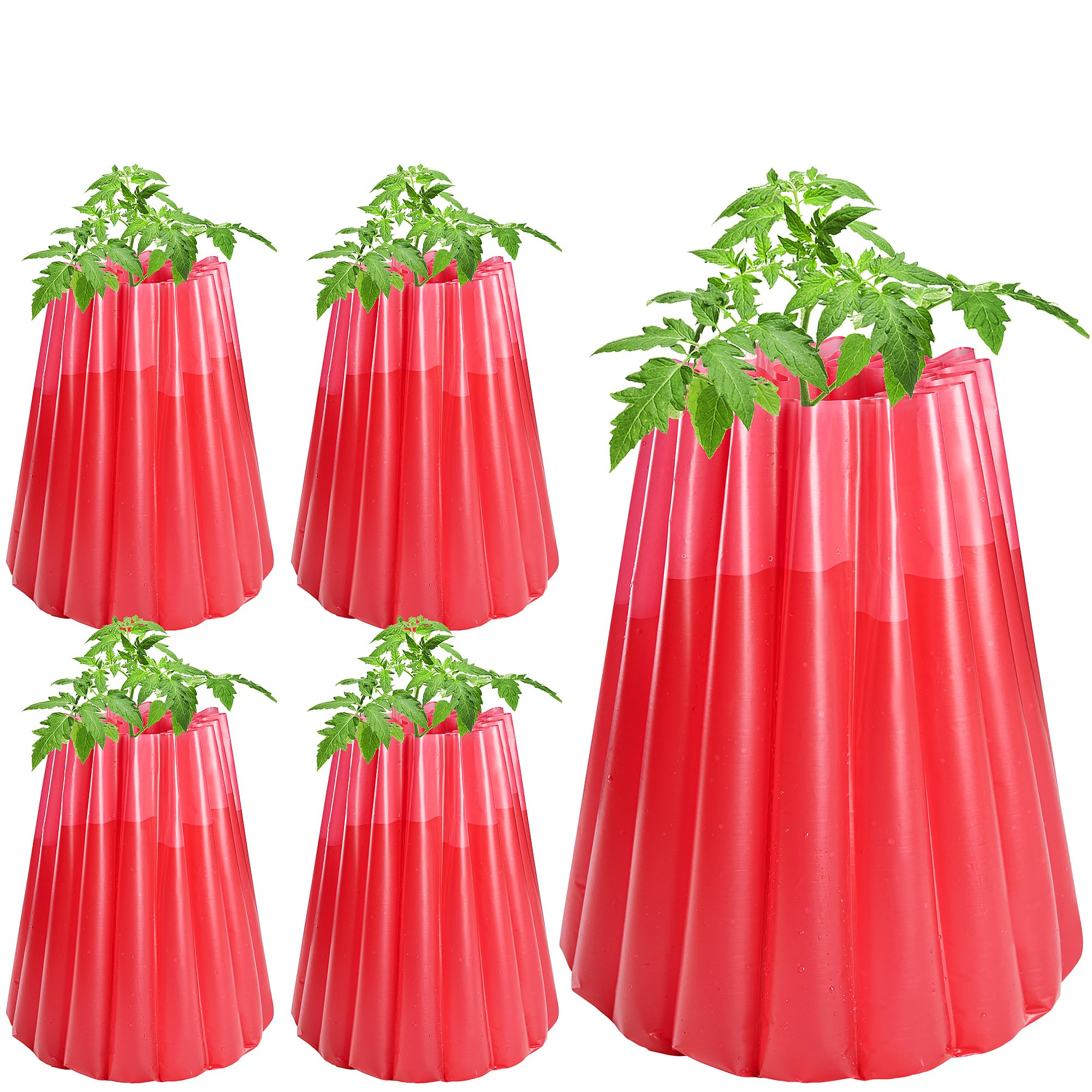 Adnee 5 Pack Water Filled Plant Protectors-19 x 17 Inch Reusable Wall ...