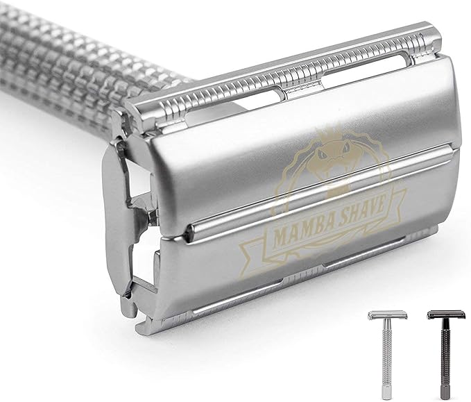 Rastrillo para Afeitar de Acero Inoxidable Vintage Mamba Shave ...