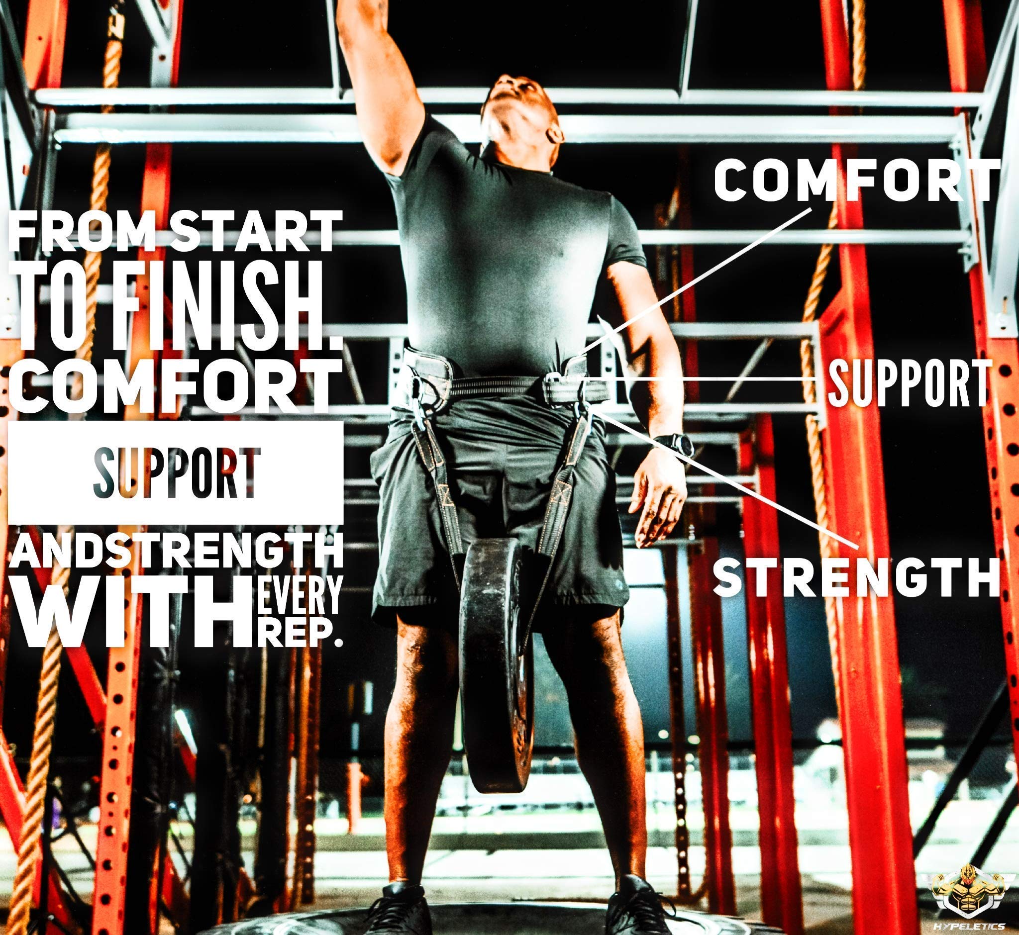 Mua HYPELETICS Weighted Dip Belt - 40 inch Strap Built for Heavy ...