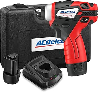 Amazon.com: ACDelco 1/4” Power Impact Wrench Cordless Li-ion 12V Max ...