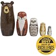 Amazon.com: Magic Cabin 5-Piece Classic Woodland Nesting and Stacking ...