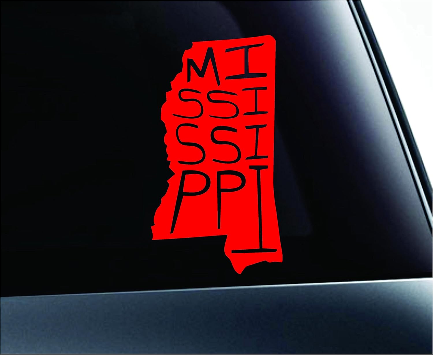 Amazon.com: State Name Mississippi Text Symbol Decal Family Love Car ...