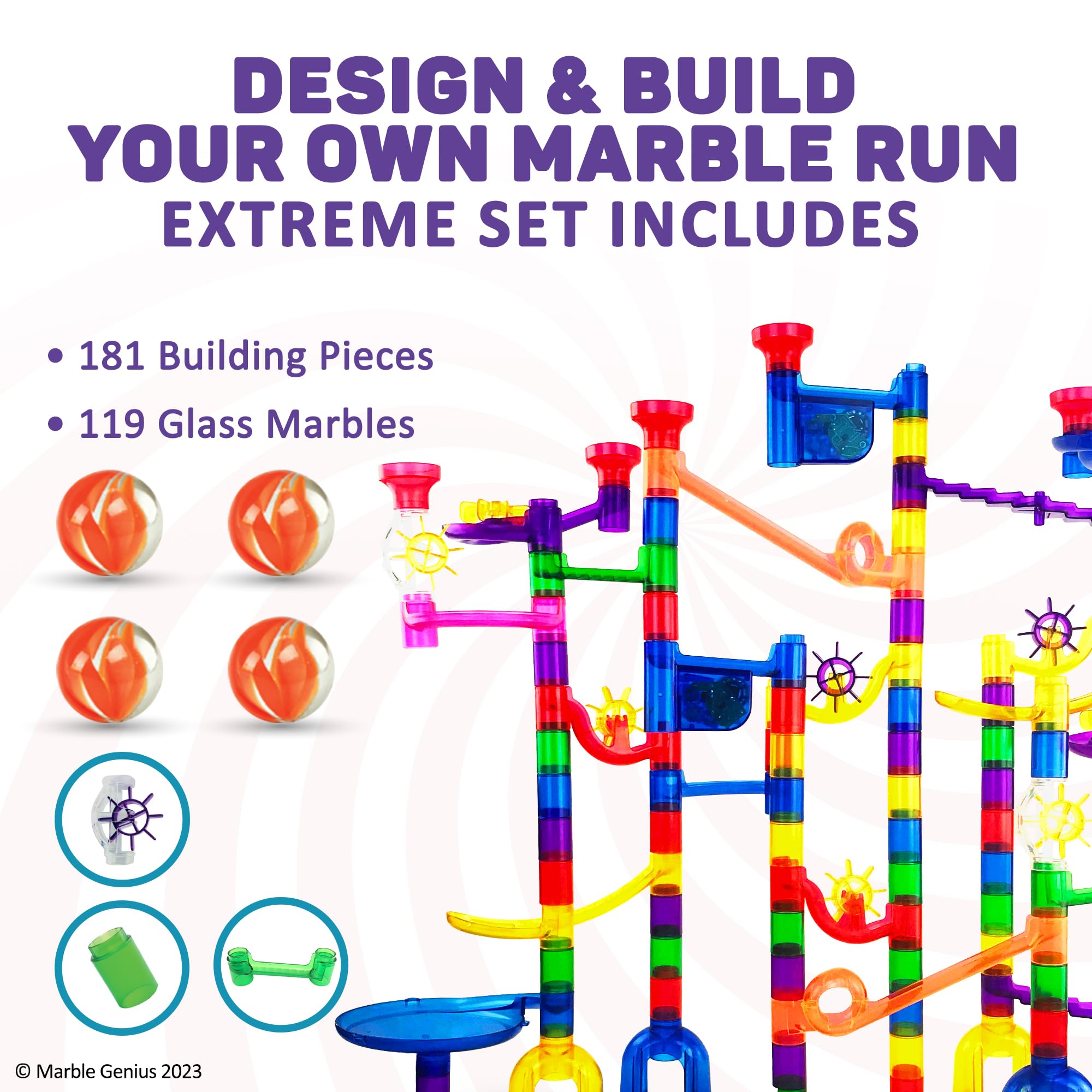 Mua Marble Genius Marble Run Extreme Set, STEM Toys & Maze Construction ...