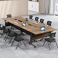 Amazon.com: Conference Room Tables, 14FT Large Folding Conference Table ...