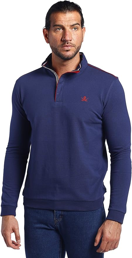 The Time of Bocha Men's Denim Polos KI1PHIERRO-Denim - Blue - XXL ...