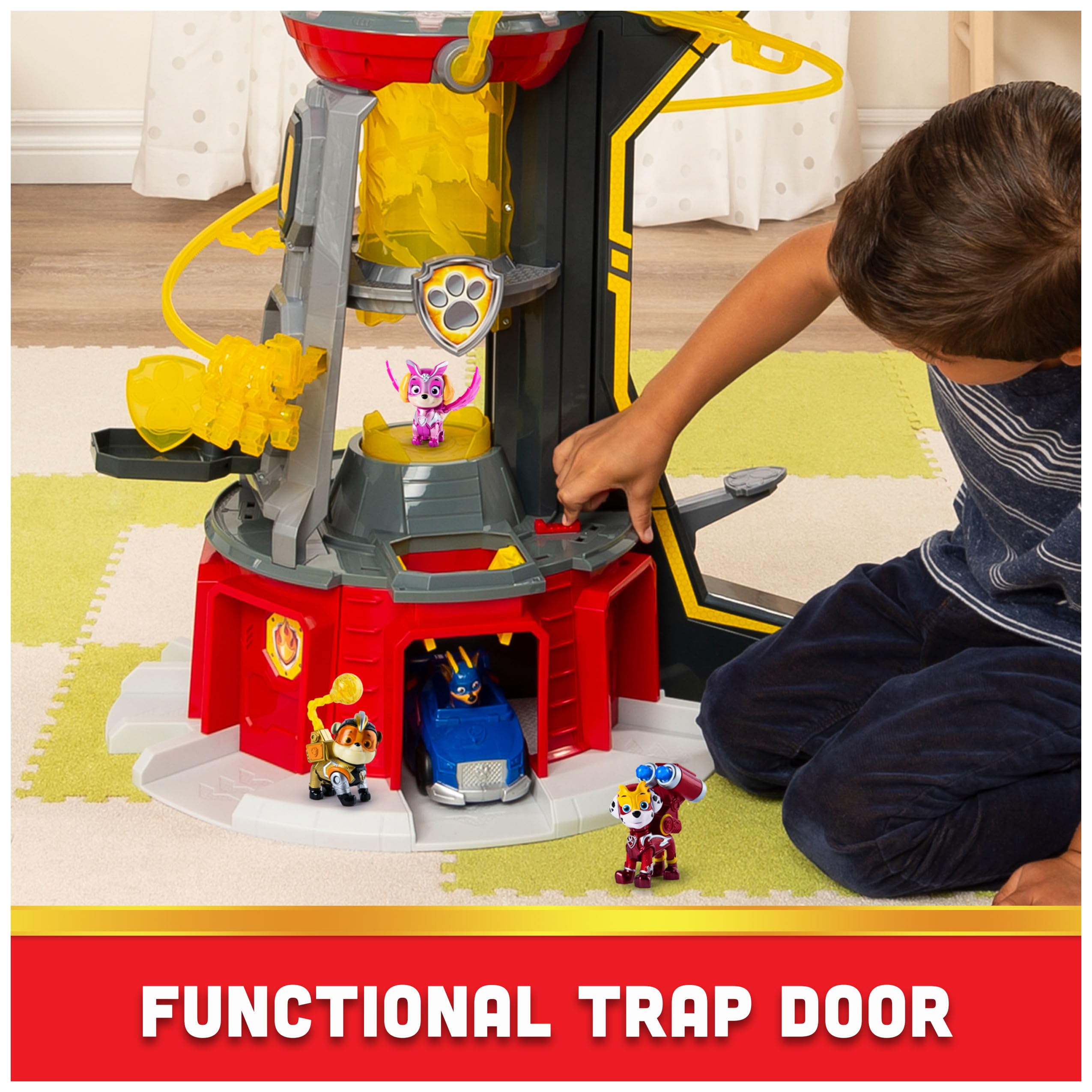 PAW Patrol Tower PAW Patrol Mighty Lookout Tower – 2.75-Foot Tall ...