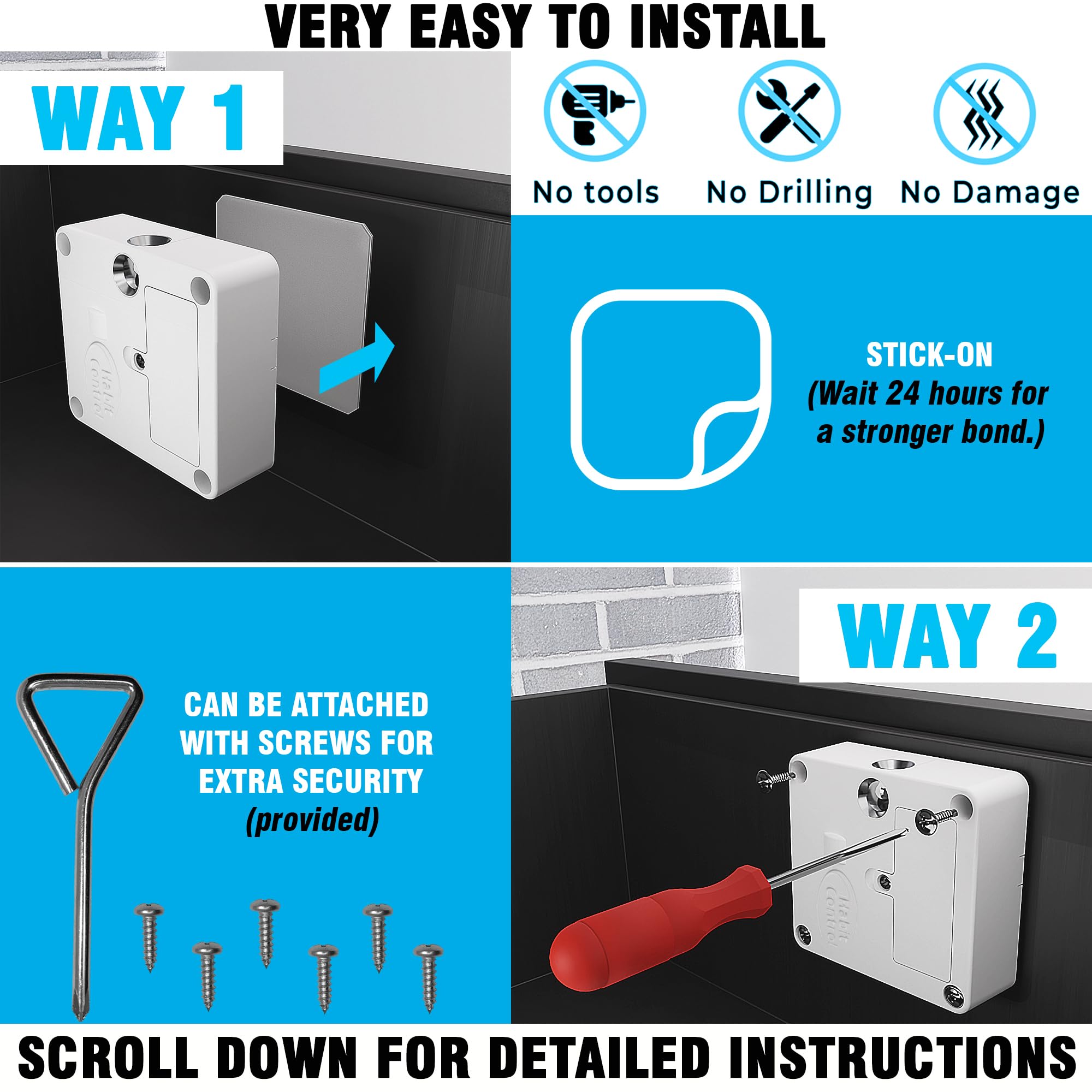 Mua Habit Control Time Lock with App - Bluetooth Liquor Cabinet Timer ...