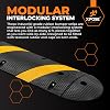 Xpose Safety 6 Ft Rubber Speed Bump, 1 Pack – Heavy Duty Modular ...