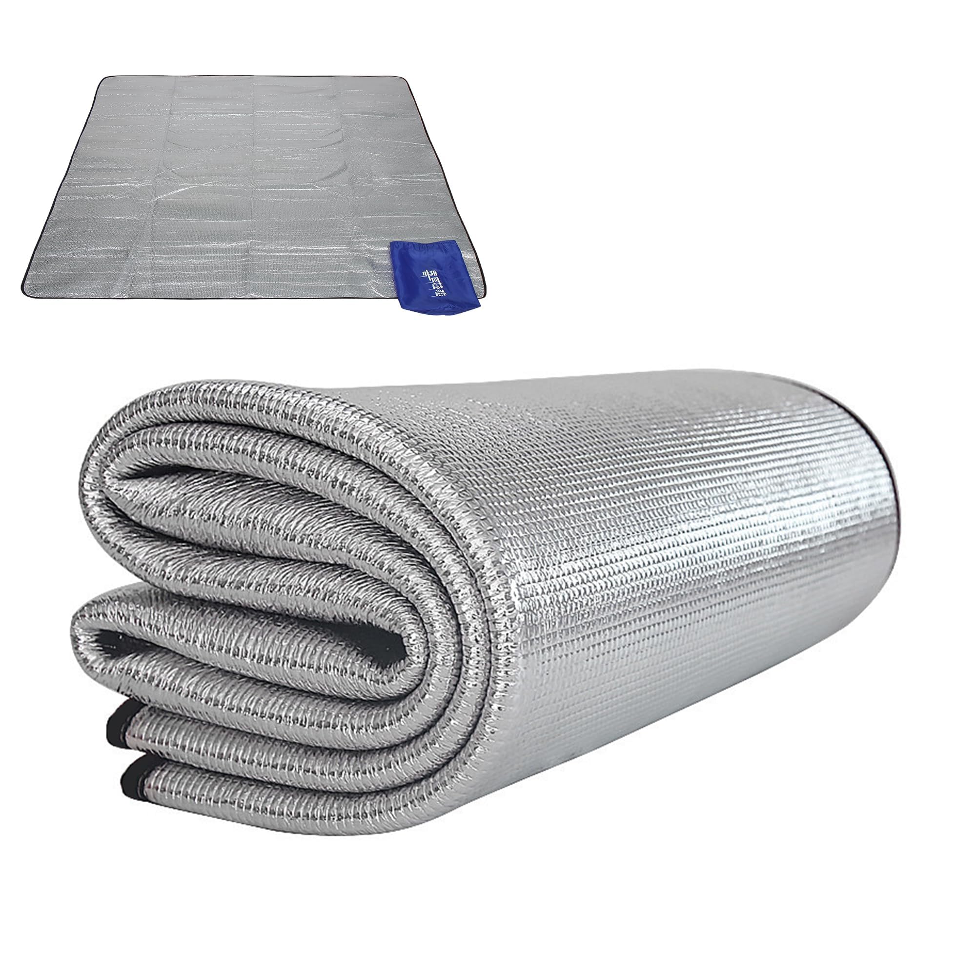 Foam Foil Blanket Lightweight Camping Mat Outdoor Roll-up Portable ...