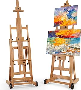 Amazon.com: VISWIN Portable Collapsible H-Frame Easel of Maximum Height ...