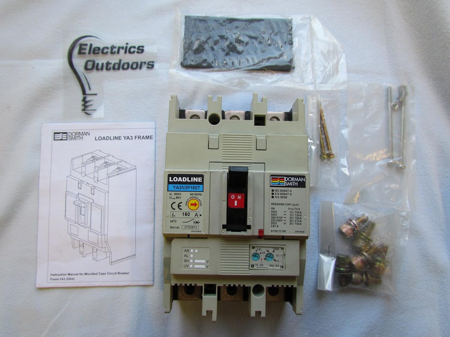 DORMAN SMITH LOADLINE 160 AMP 3 POLE MCCB 25ka a: Amazon.co.uk: Kitchen ...