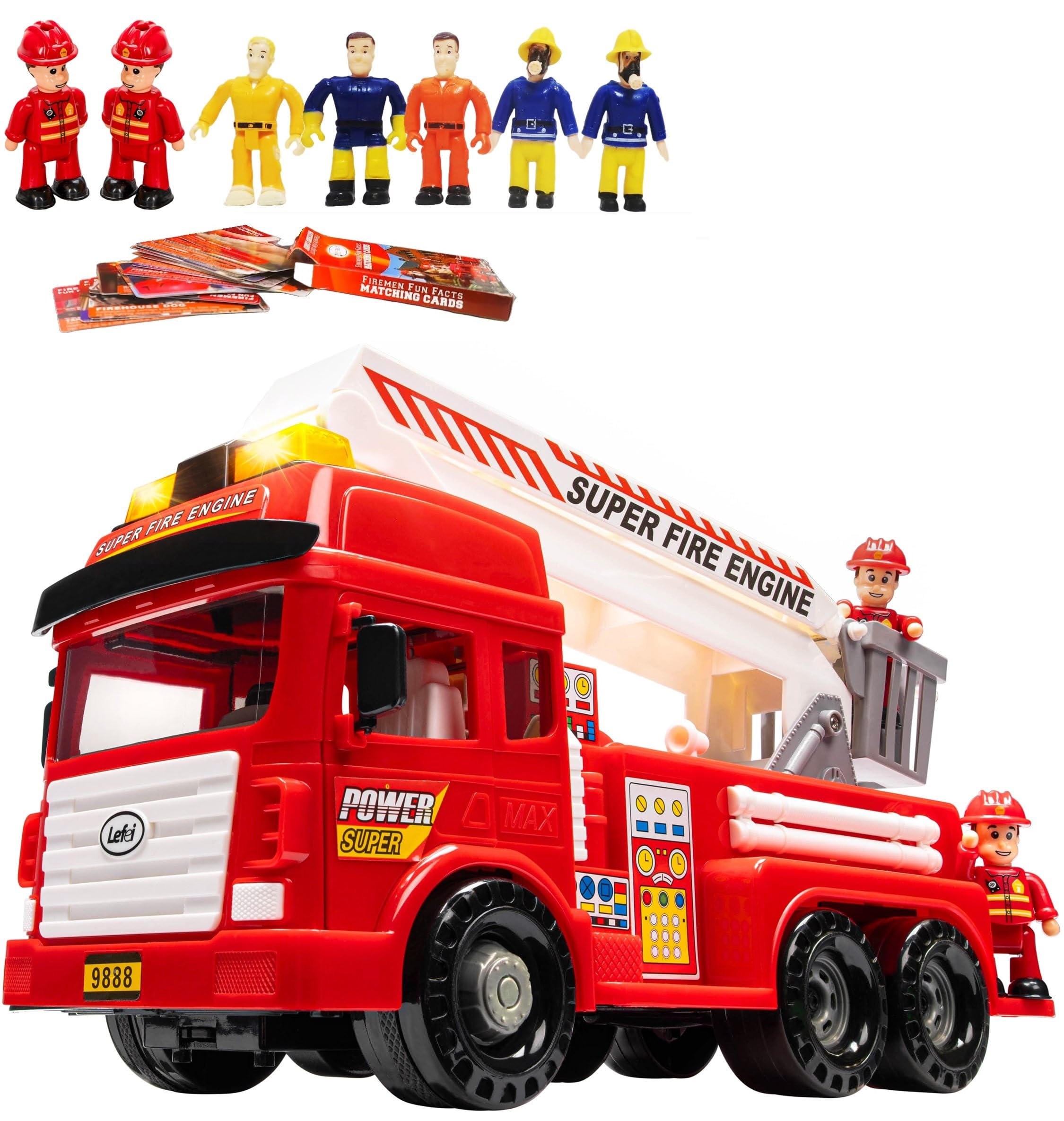 Mua FUNERICA Big Fire Truck Toy with Lights and Sounds, Large Folding ...
